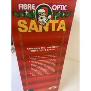 Unbranded | Holiday | Fiber Optic 2 Santa Claus Vintage Nib Old Stock ...